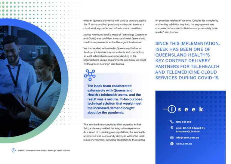 iseek - eHealth QLD Case Study - iseek